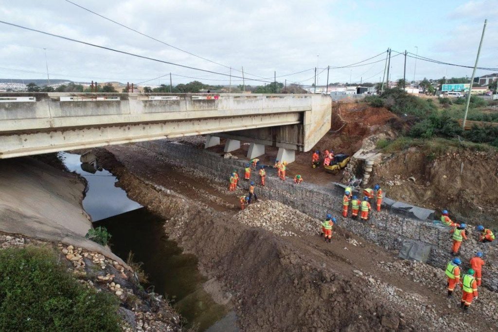 Reconstruction of bridges underway after KwaNobuhle floods in June 2024 ...